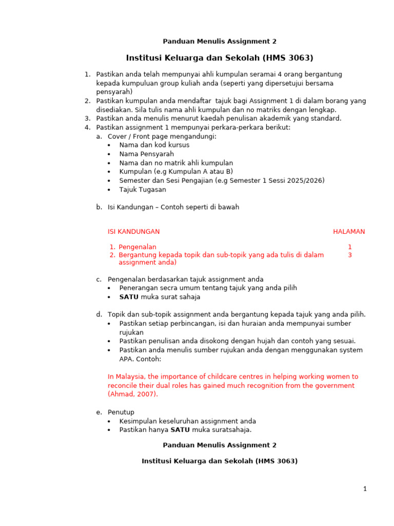 A251 Guideline Assign 2 | PDF