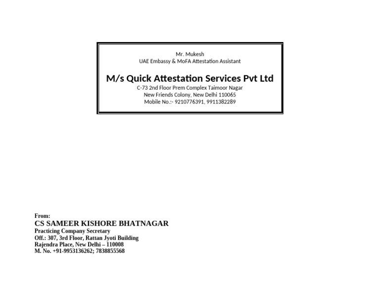 Address for Billing | PDF