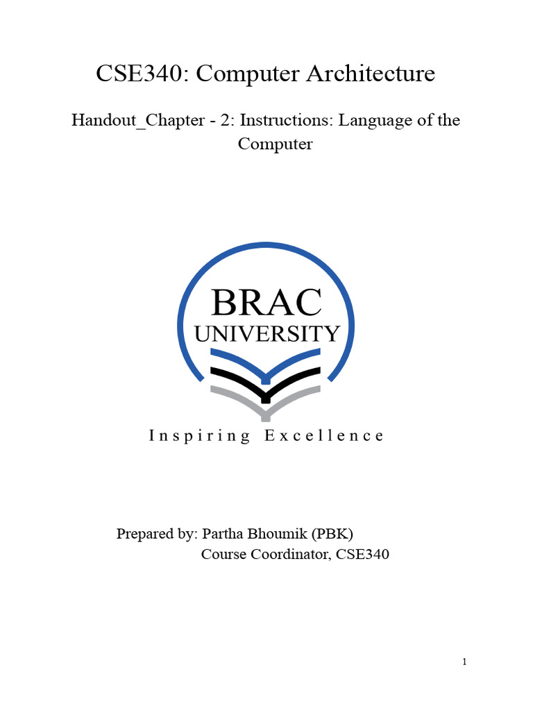 Handout Chapter-2 PBK (3) | PDF | Computing | Digital Electronics