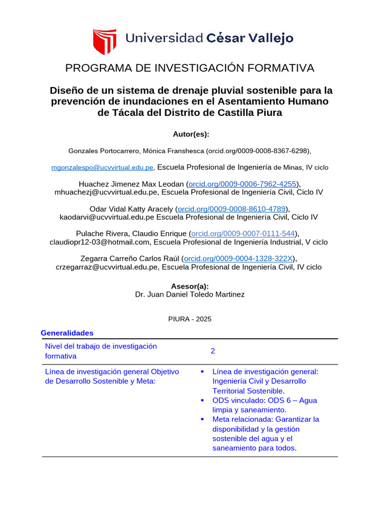 metodologia turnitin | PDF | Inundar | Sustentabilidad