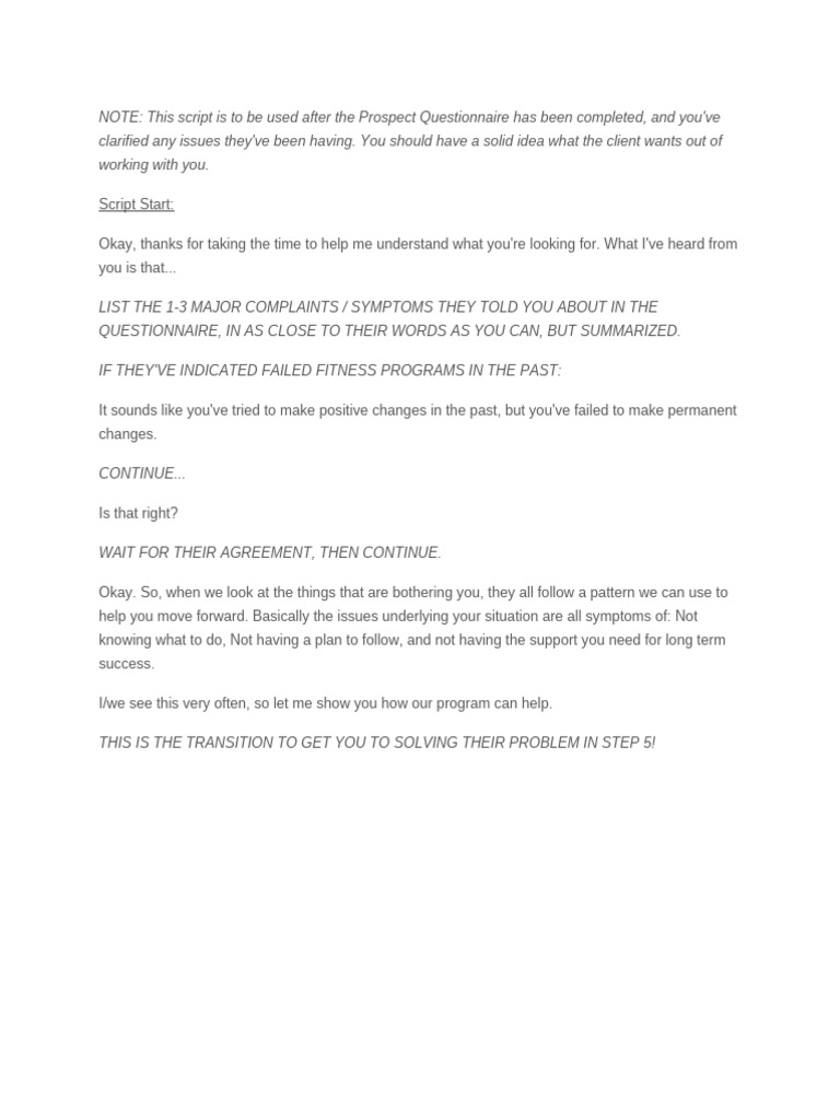 4 Escalation Script | PDF
