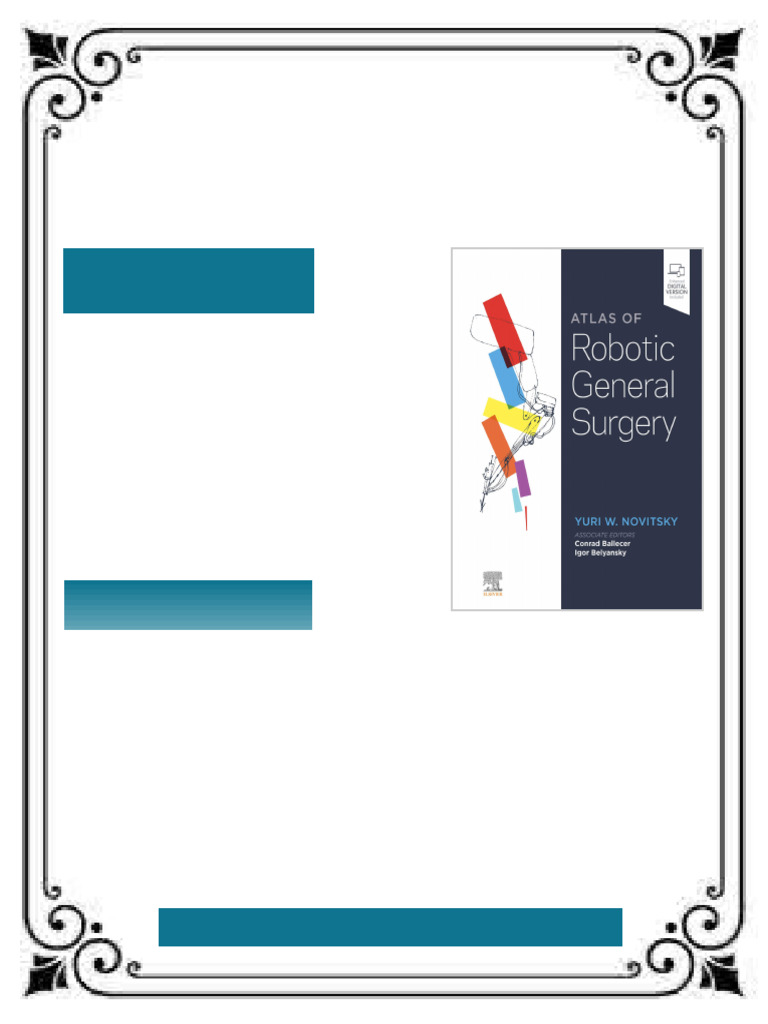 Atlas of Robotic General Surgery 1st Edition Yuri W. Novitsky Md Facs ...