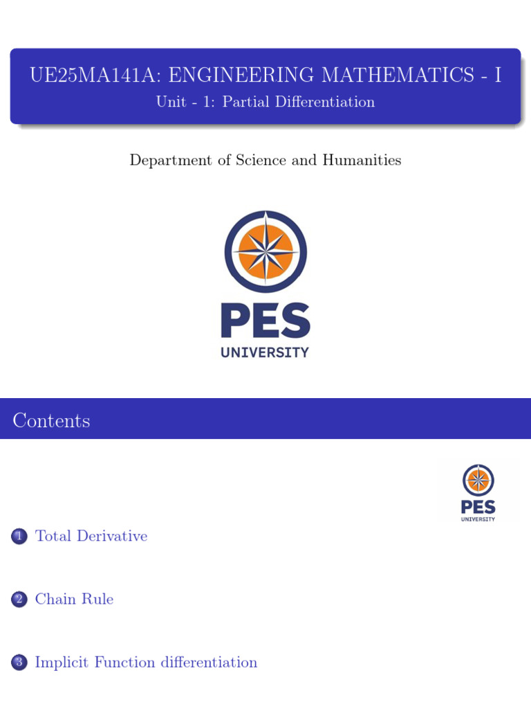 slides-6 | PDF | Derivative | Differential Calculus