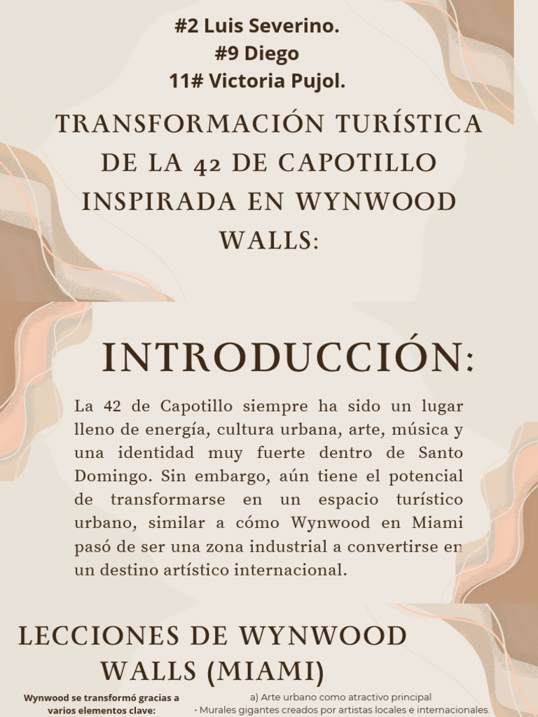 Presentación Diapositivas Propuesta Proyecto Orgánico Marrón y Beige.pdf 2 | PDF