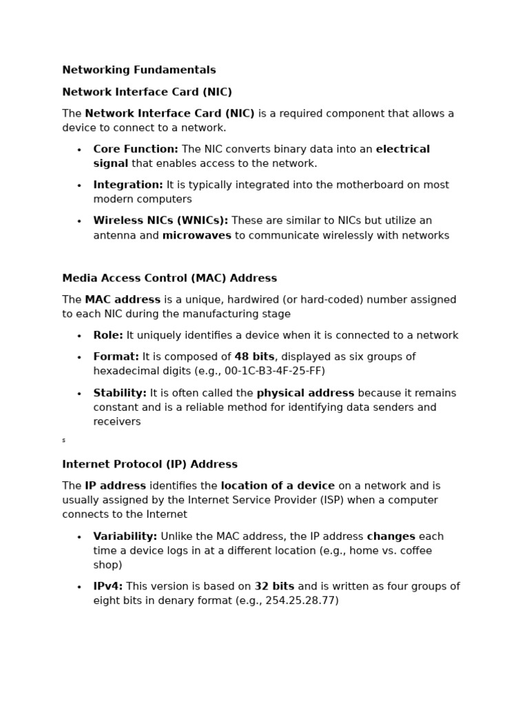 Networking Fundamentals | PDF | Computer Network | Router (Computing)