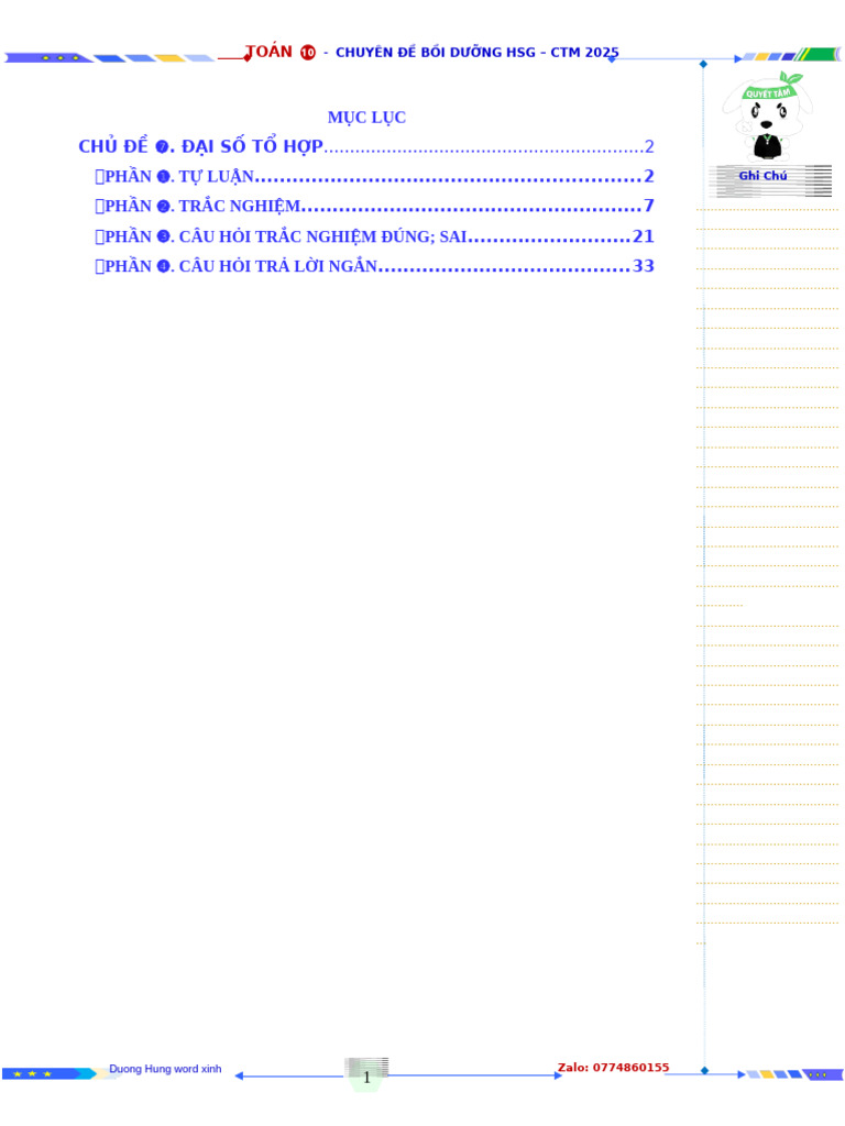 Cd7-Dai So to Hop - Hs | PDF