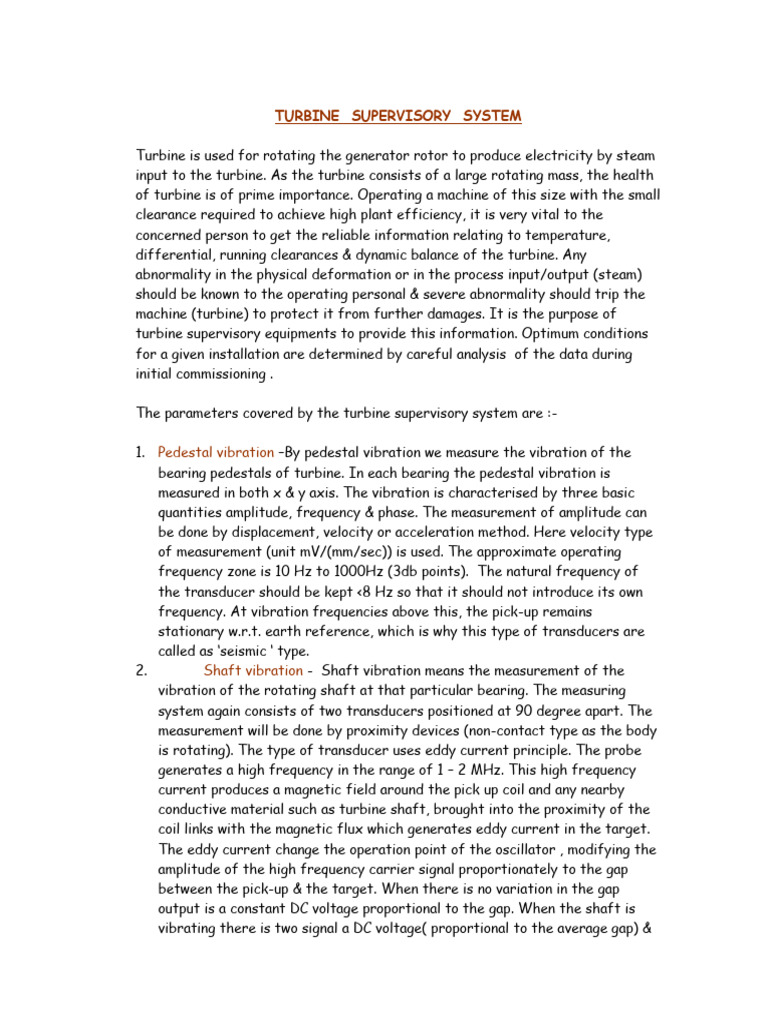 note_TSI | PDF | Turbine | Mechanical Engineering