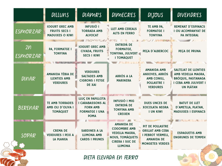 Dieta alta en ferro (3) | PDF