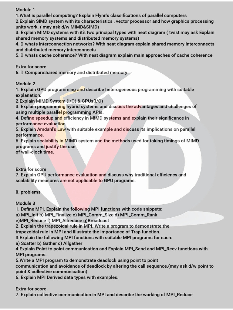 @Vtudeveloper.in PC Fix | PDF | Parallel Computing | Message Passing Interface