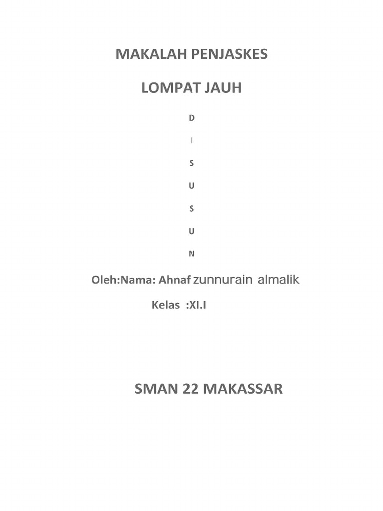 Makalah_lompat_jauh (1) | PDF