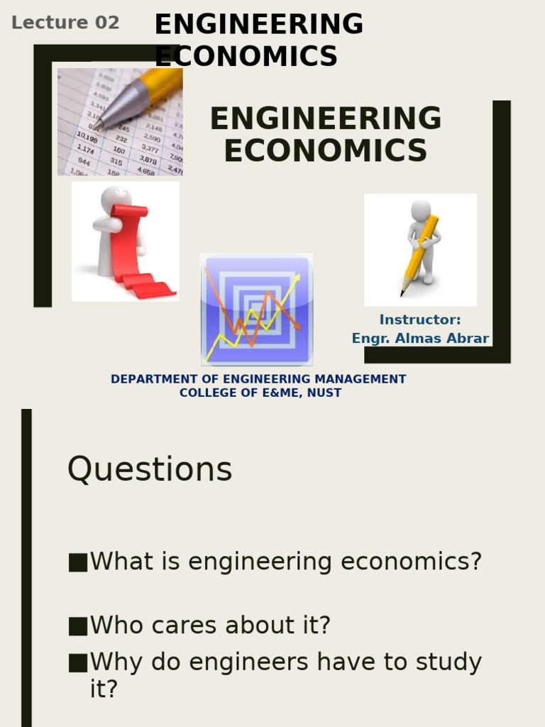 Understanding Engineering Economics | PDF | Market (Economics) | Expense