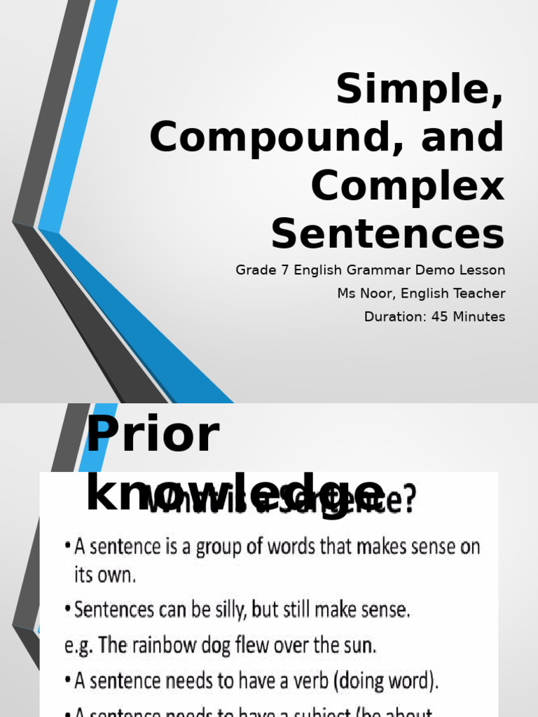 Grade7 English Lesson | PDF