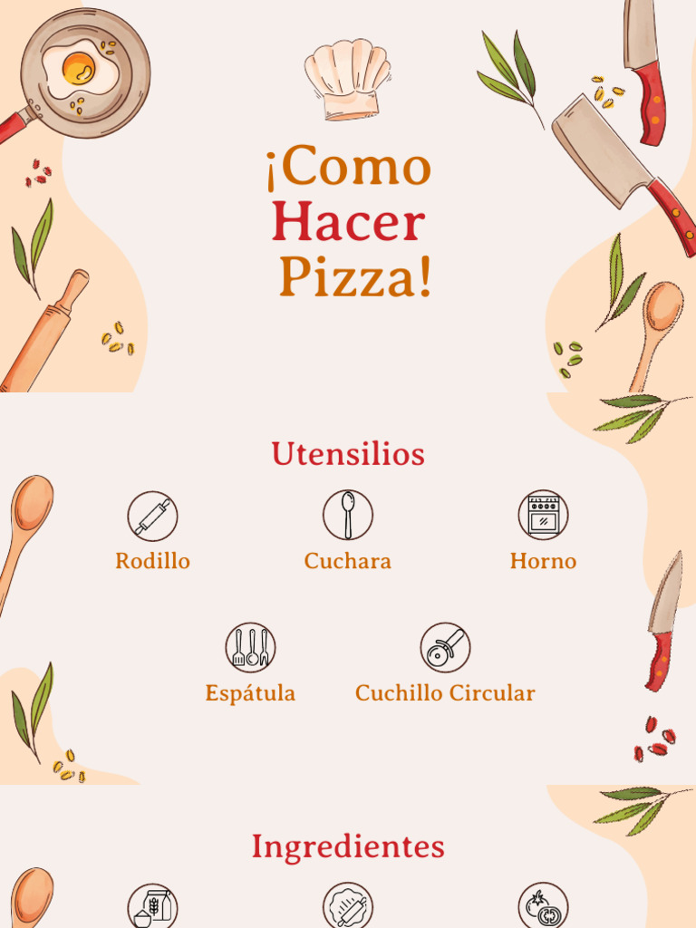 Como Hacer Pizza | PDF