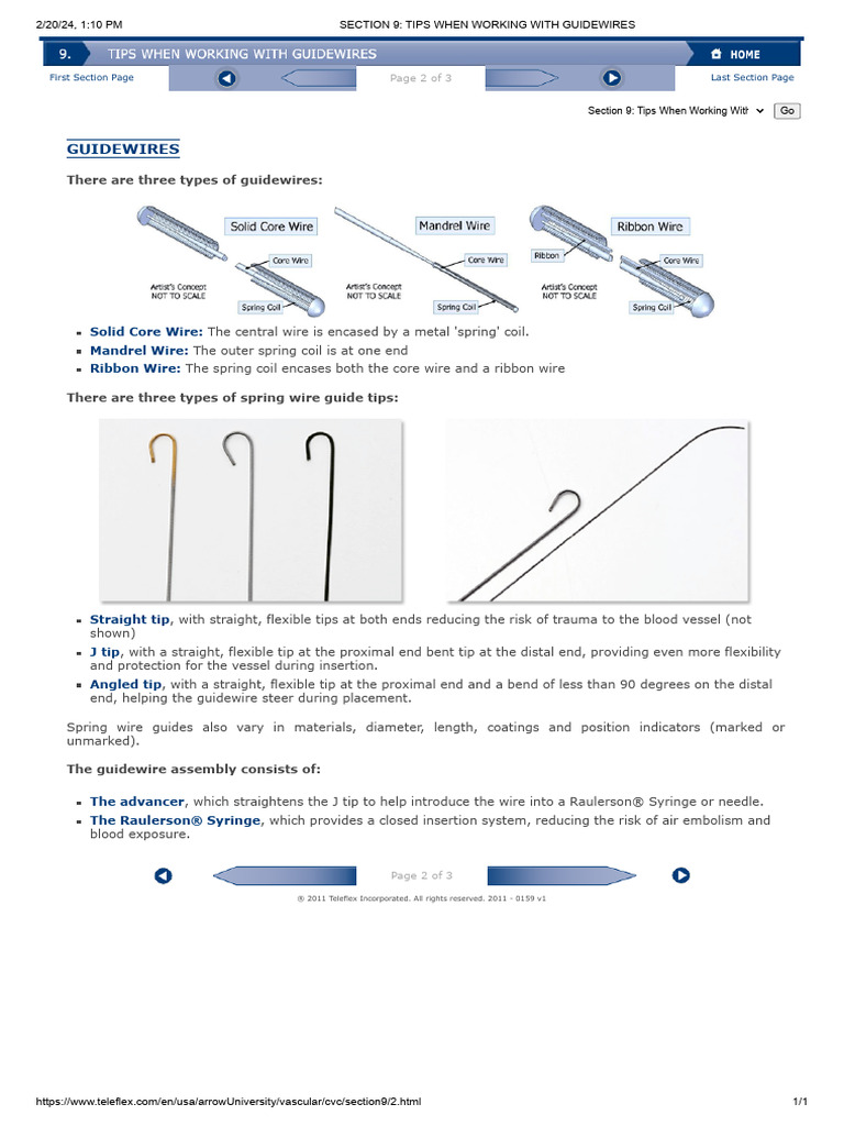 Guidewire Types and Usage Tips | PDF