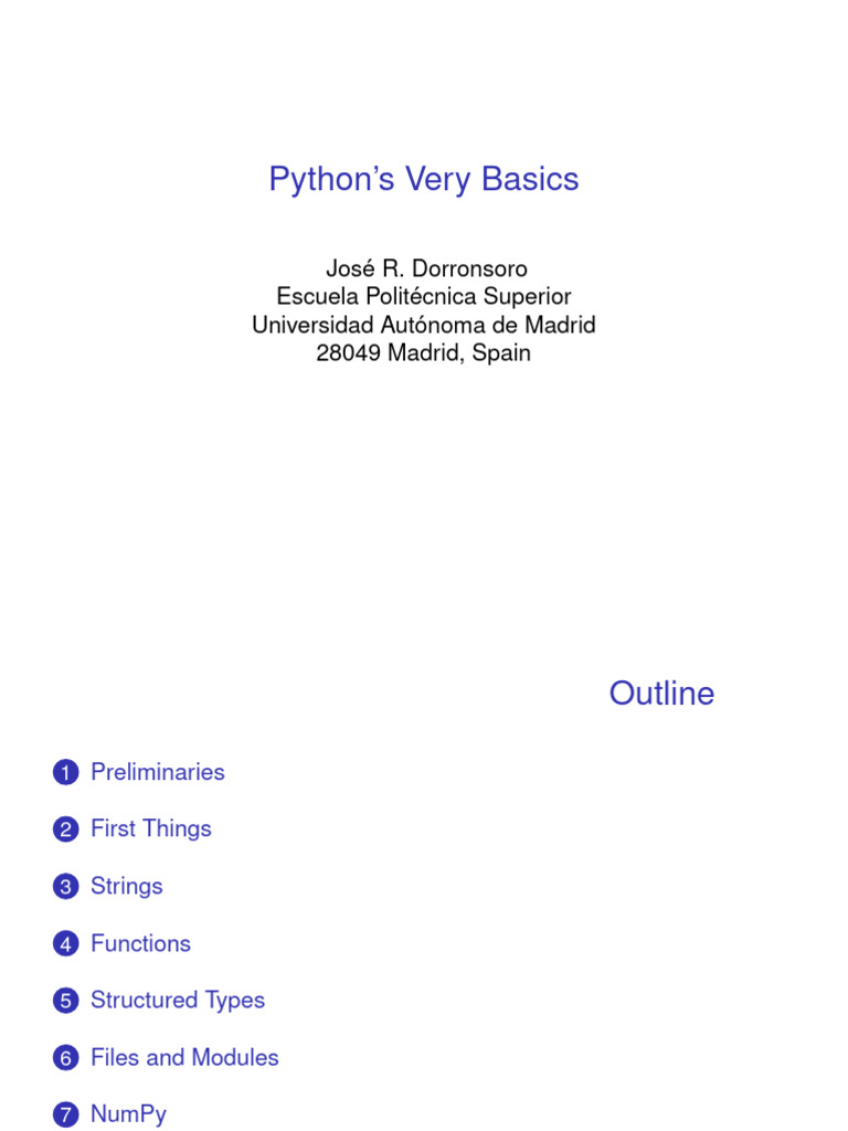 python tutorial | PDF | Control Flow | Variable (Computer Science)