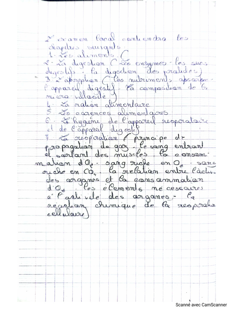 Éléments d'Examen Local | PDF