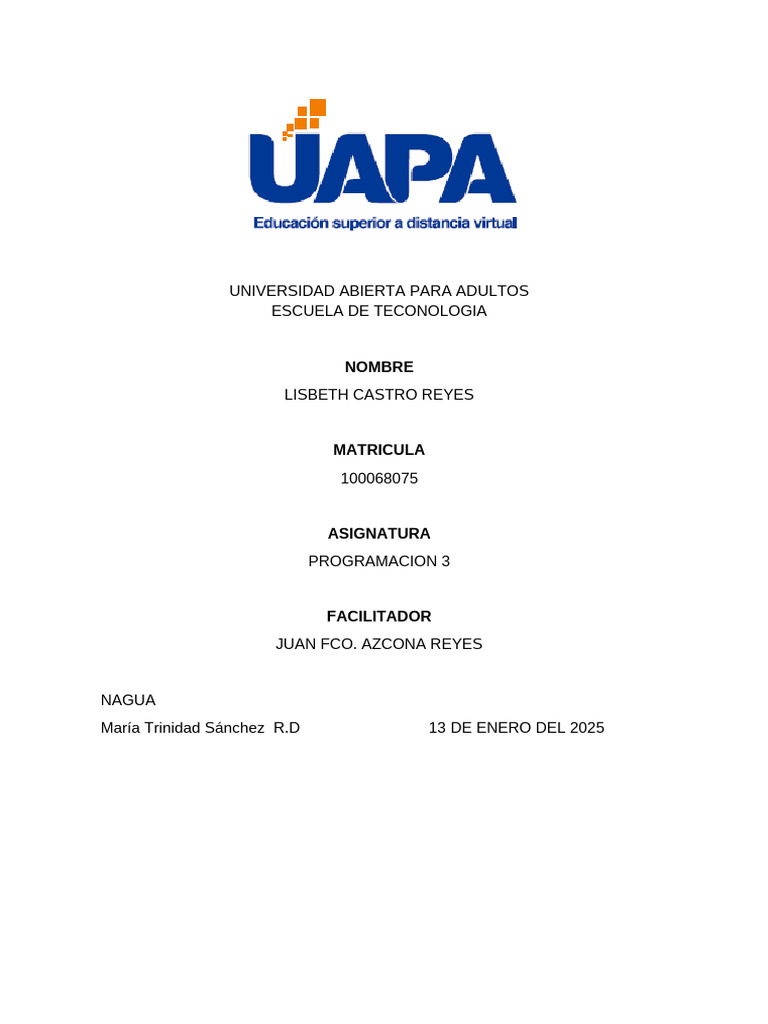 Tarea de 9 de Programacion | PDF