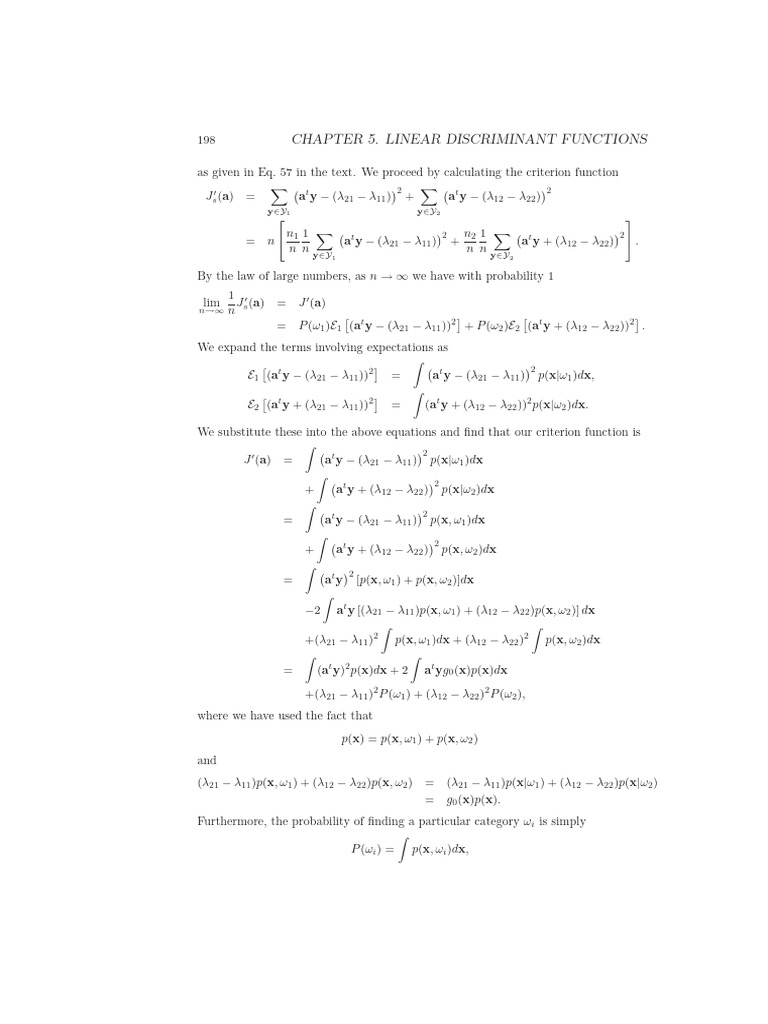 Duda Problemsolutions 3 | PDF | Support Vector Machine | Linear Algebra