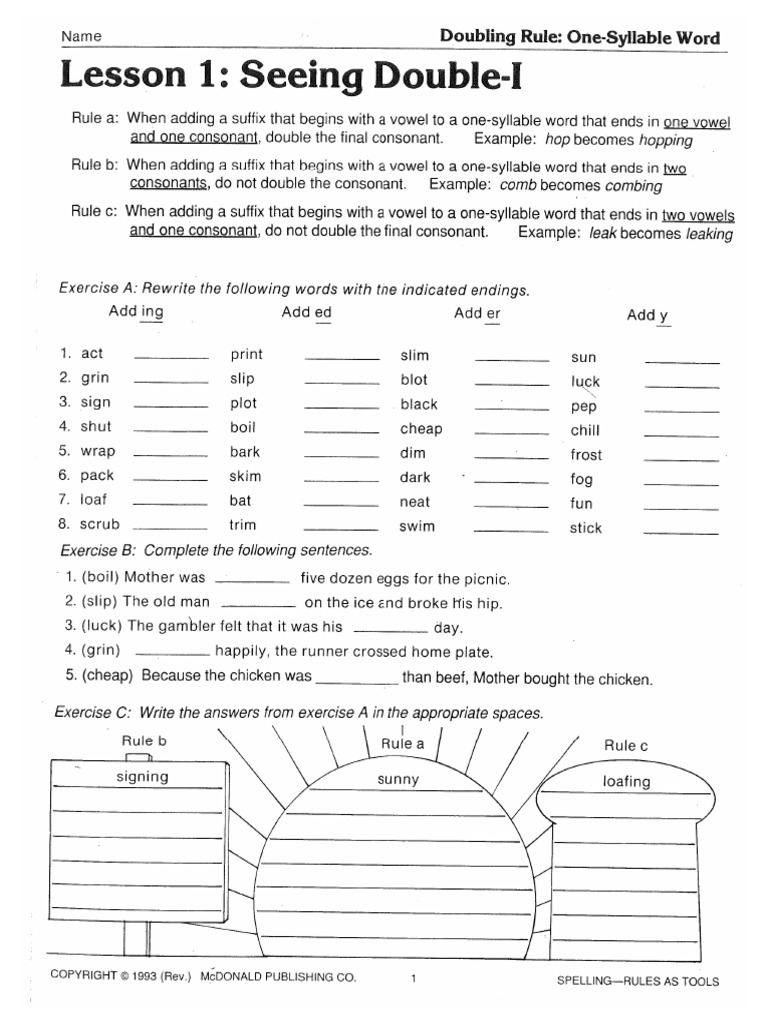 Spelling Extra Practice | PDF