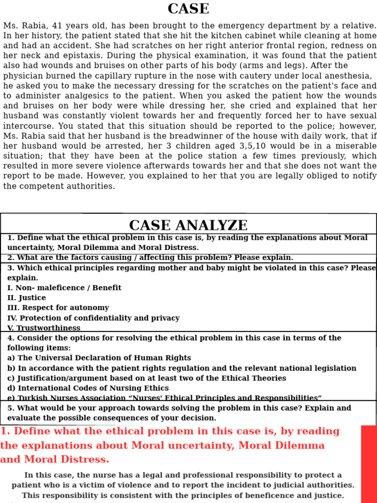 Ethic Group 8 | PDF | Violence | Nursing