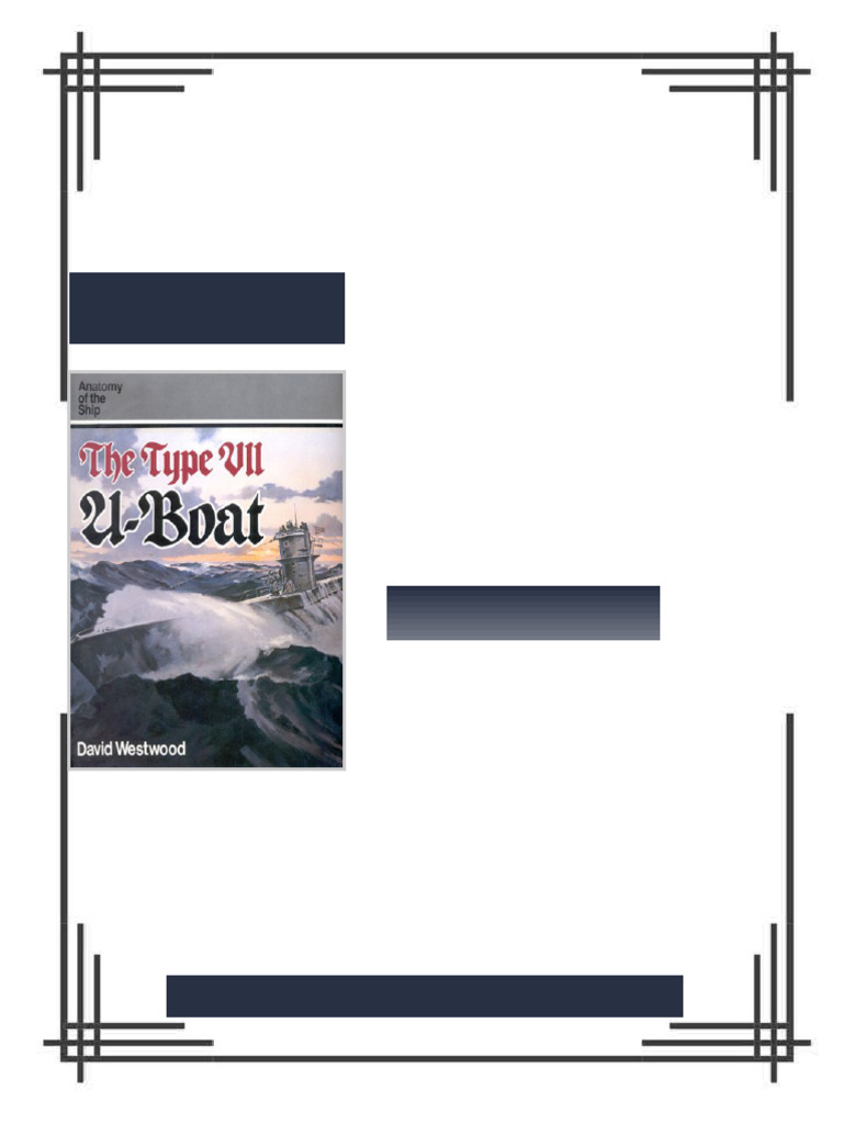 The Type VII U boat David Westwood ebook digital print edition | PDF | Zoology