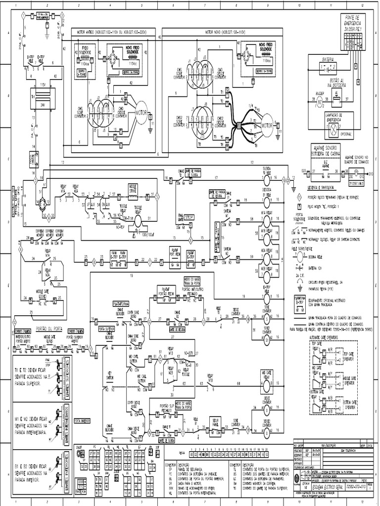 5.1 - Esquema Elétrico - Plataforma Vertical FUSO - TKE - 03 Paradas2F5CD0CD-8D5B-4E6A-A9F1 ...