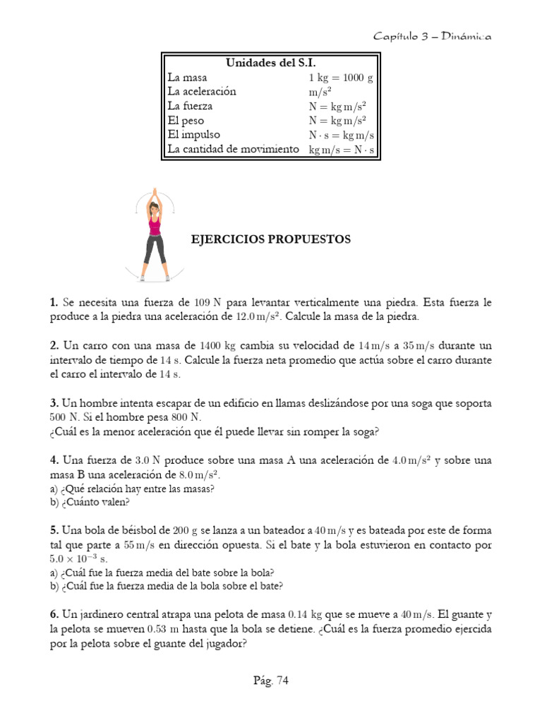 ejercicios pract 3 y 4 libro de teoría | PDF | Fuerza | Fricción