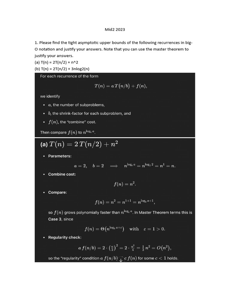 2023_mid2_ans | PDF | Computational Complexity Theory | Mathematics