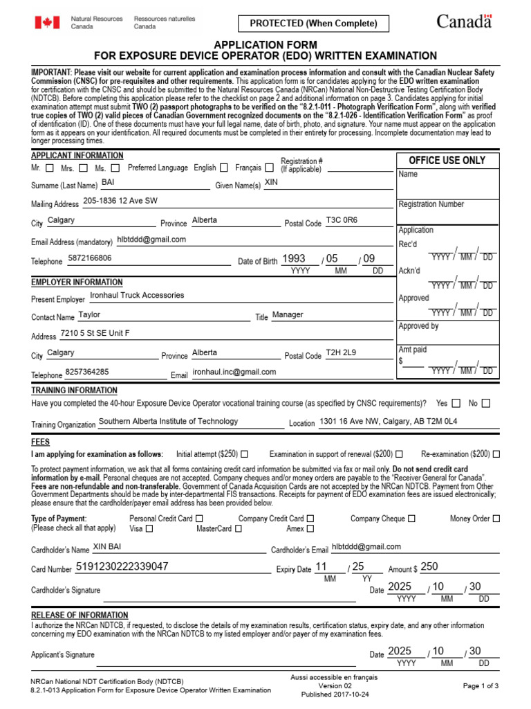 8_2!1!013 - Application Form for Exposure Device Operator Written ...