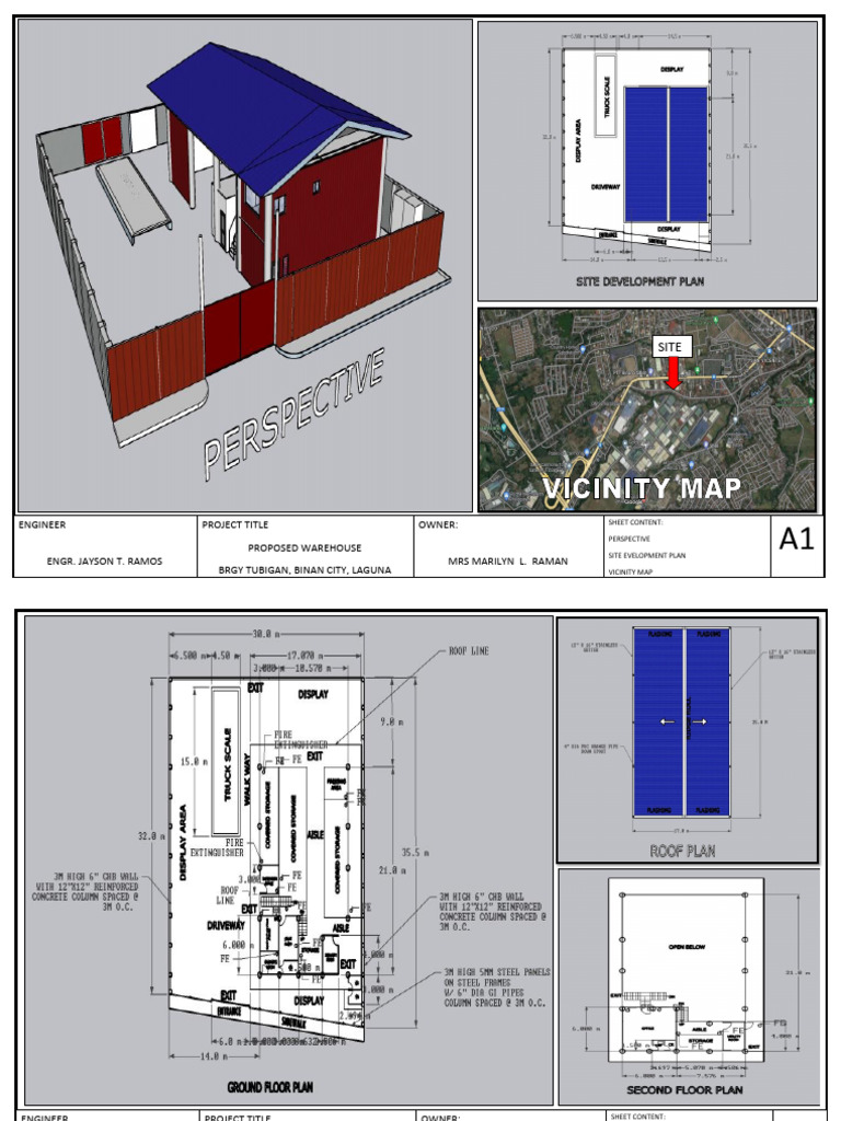 Binan Warehouse Plan | PDF