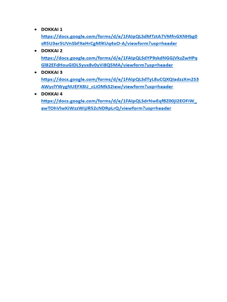 DOKKAI Document Links Collection | PDF