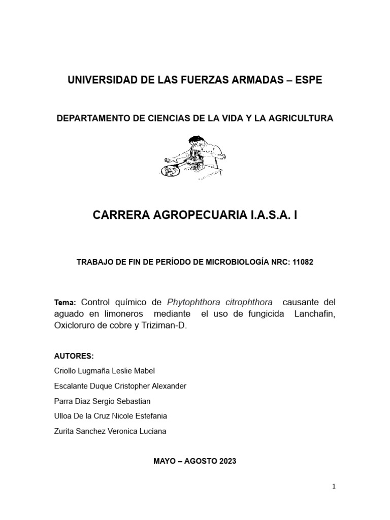 Parra Sergio | PDF | Siembra | Fungicida