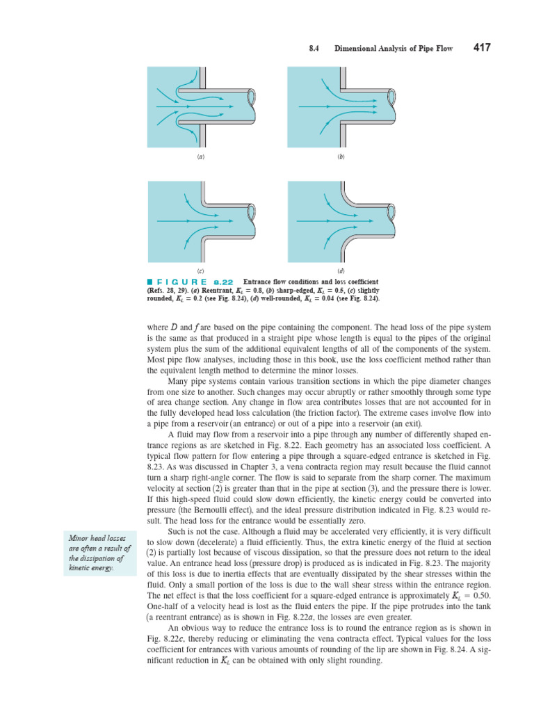 Pipe Flow Head Loss Analysis | PDF | Pressure | Fluid