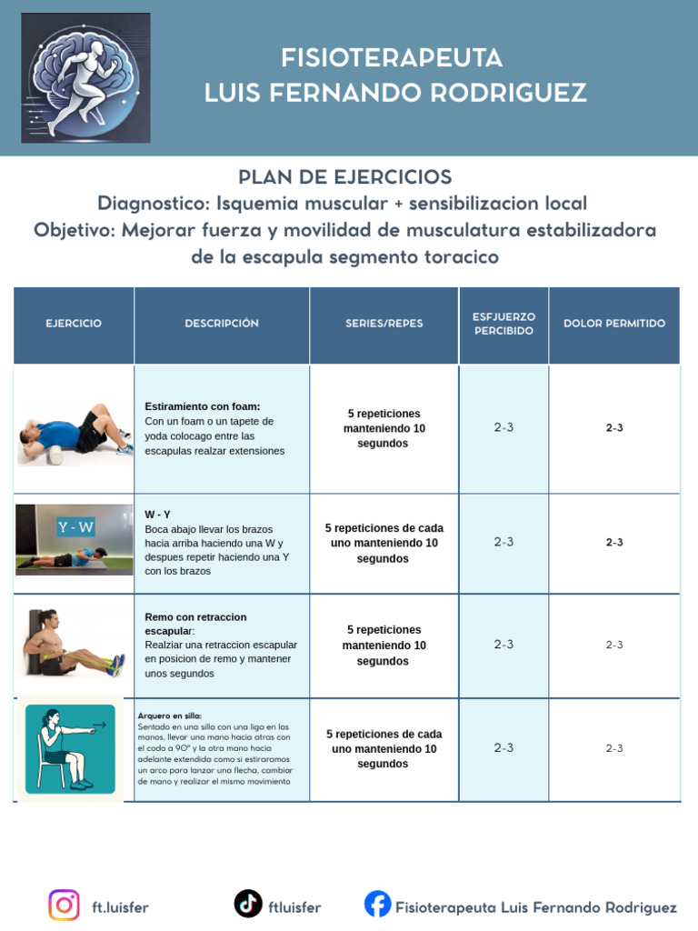 Programa de Ejercicios Bryan Alejandro | PDF | Sistema musculoesquelético