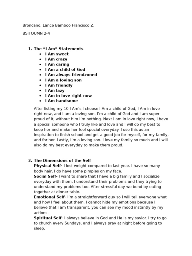 Who Am I | PDF