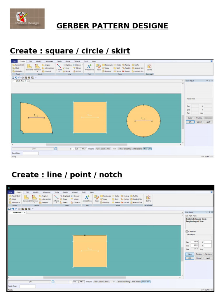 Gerber Pattern Designe | PDF