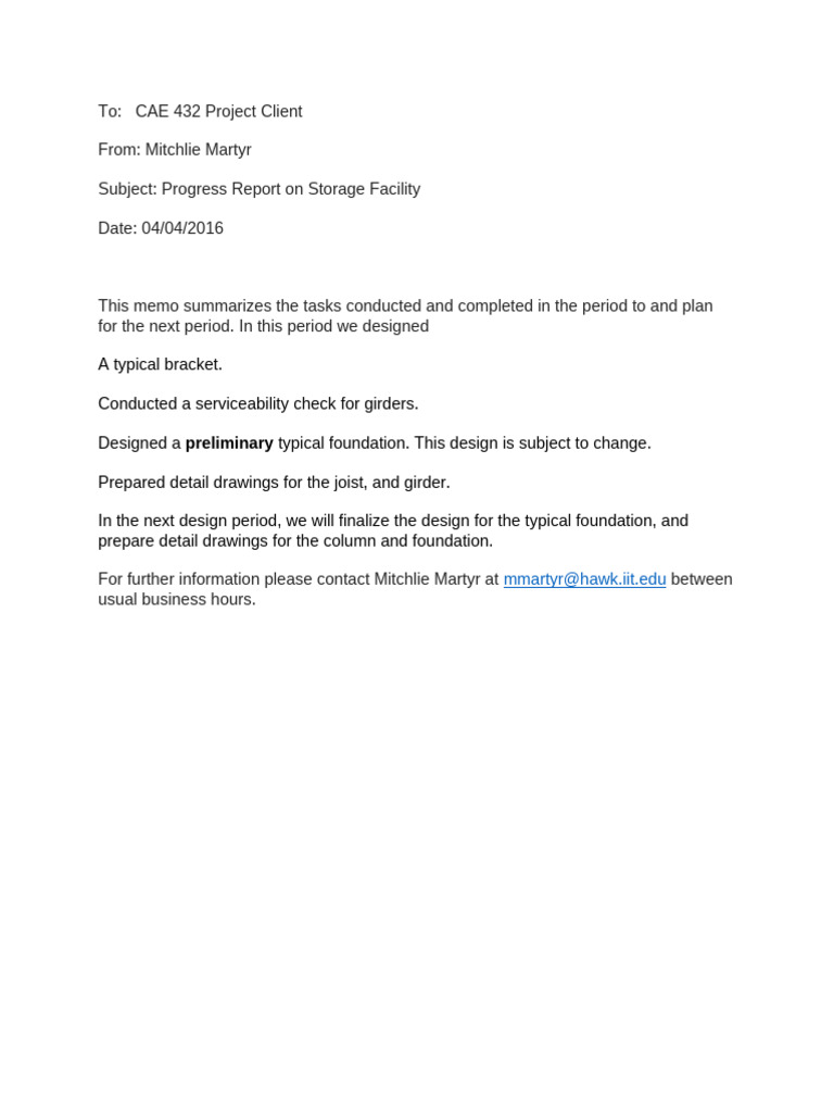 Progress Report 3 | PDF