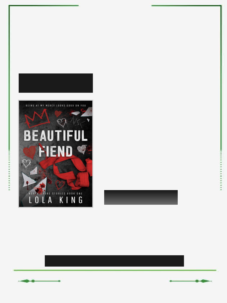 Beautiful Fiend An enemies to lovers dark romance North Shore Stories ...