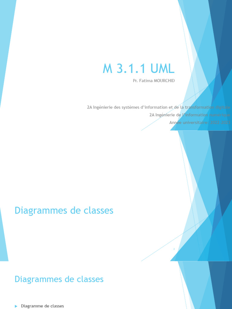 Diagrammes de classes UML explicatifs | PDF | Classe (informatique ...