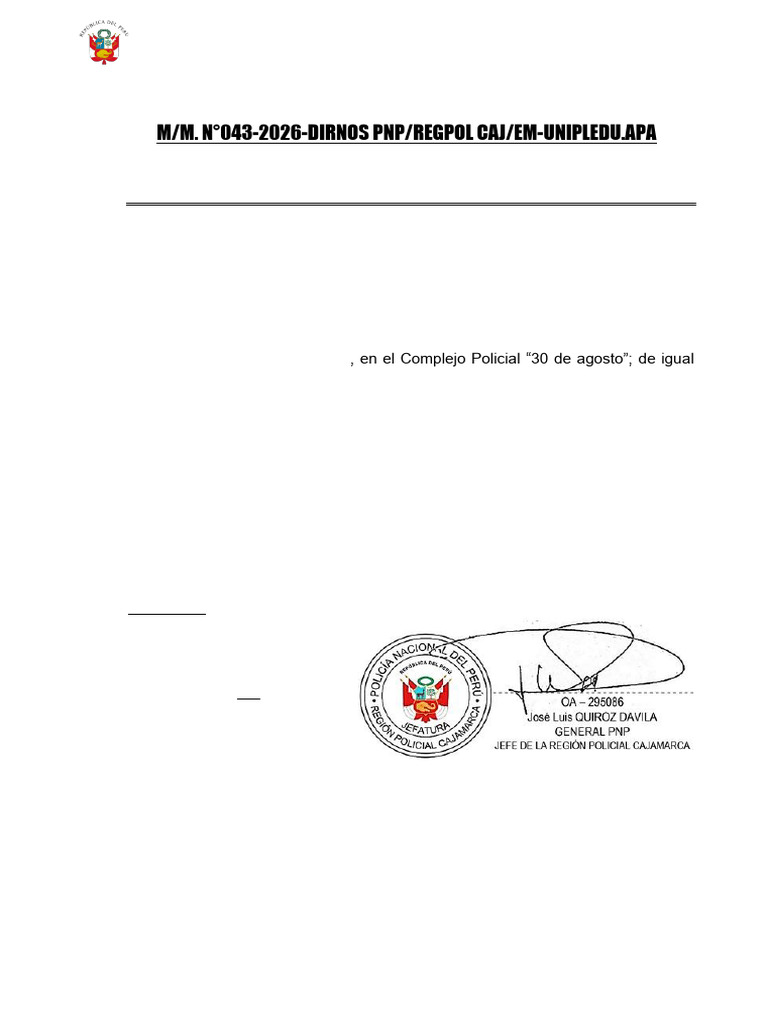 MEMO MULT N°043-2026-RELACION MINA 2DA. QUINCENA ENERO 2026 | PDF | Gobierno | Accion legal