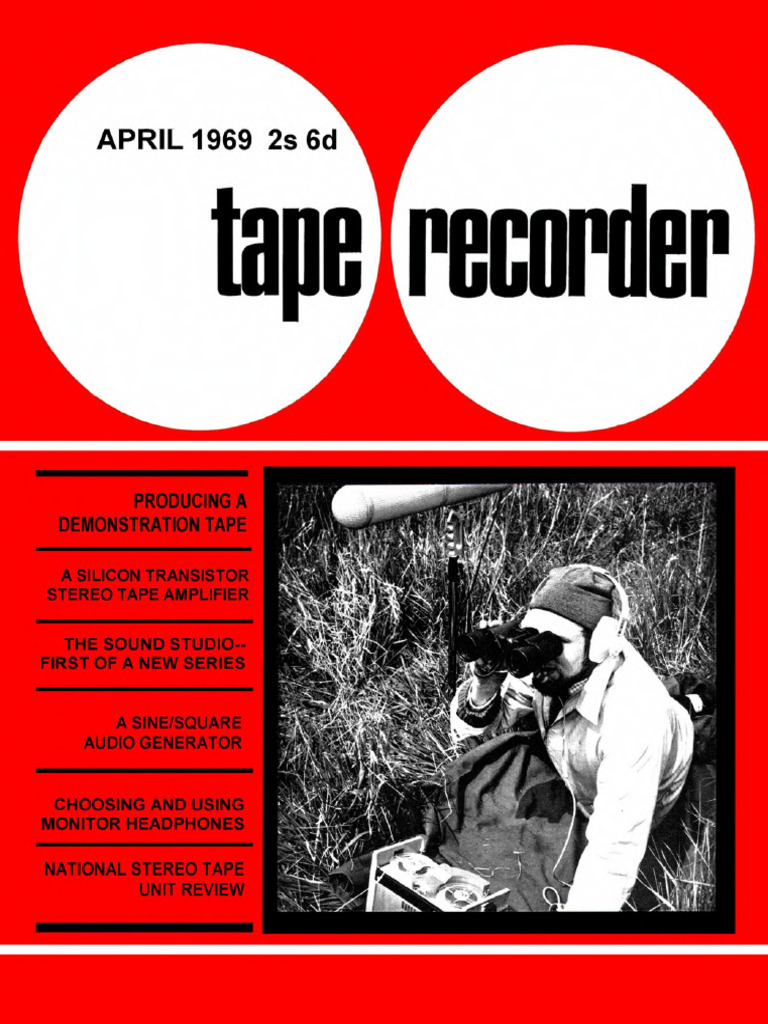 1969 Audio Equipment and Tape Offers | PDF | Loudspeaker | Tape Recorder
