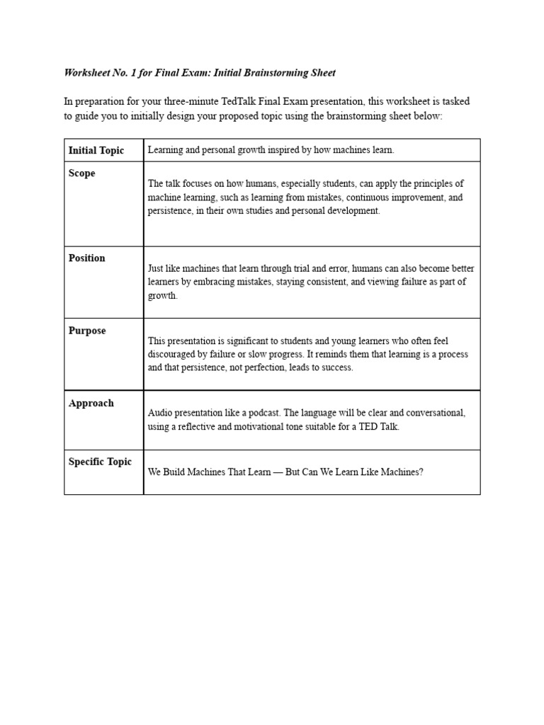 Blanco_Worksheet No. 1 for Final Exam | PDF