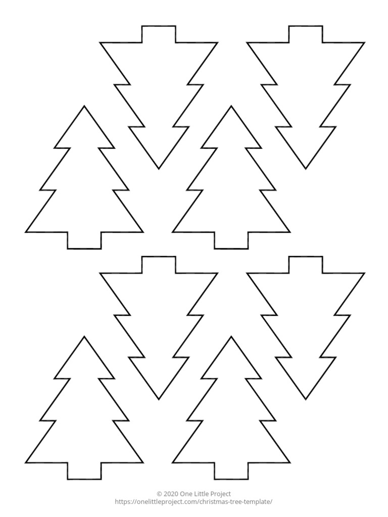 Christmas Tree Template Small | PDF