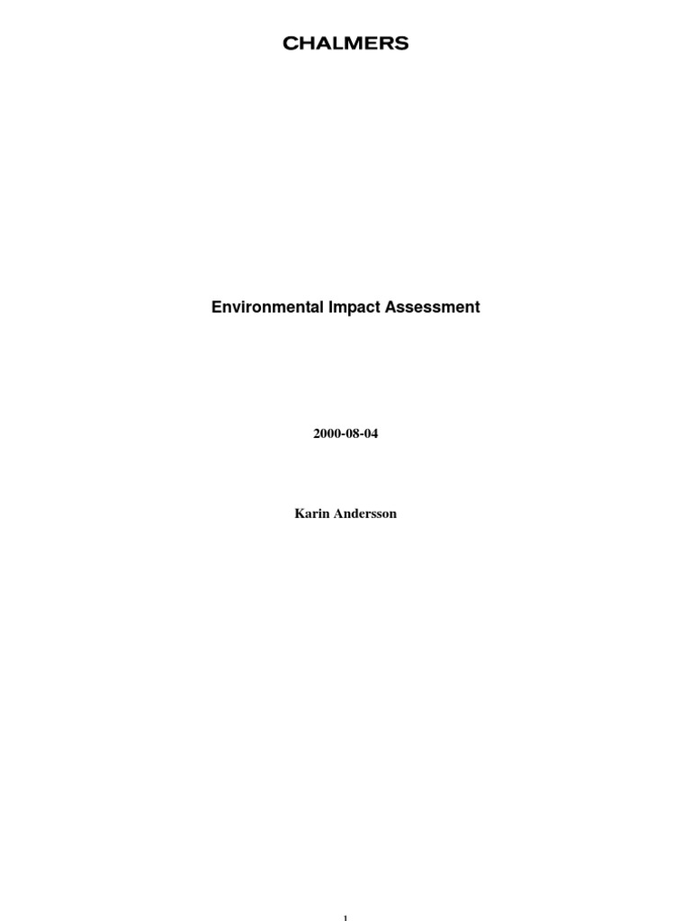 EIA - Methods | PDF | Business