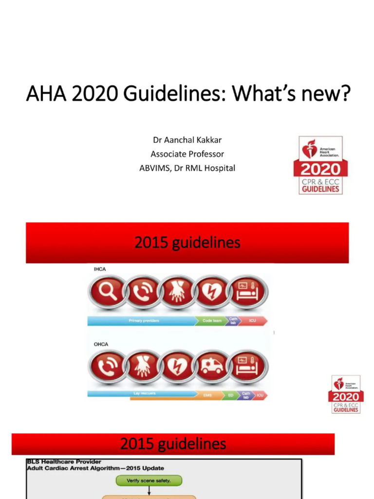 Guidelines For ACLS | PDF