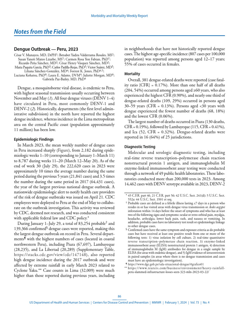 mm7304a4-H | PDF | Medicine | Human–Animal Interaction