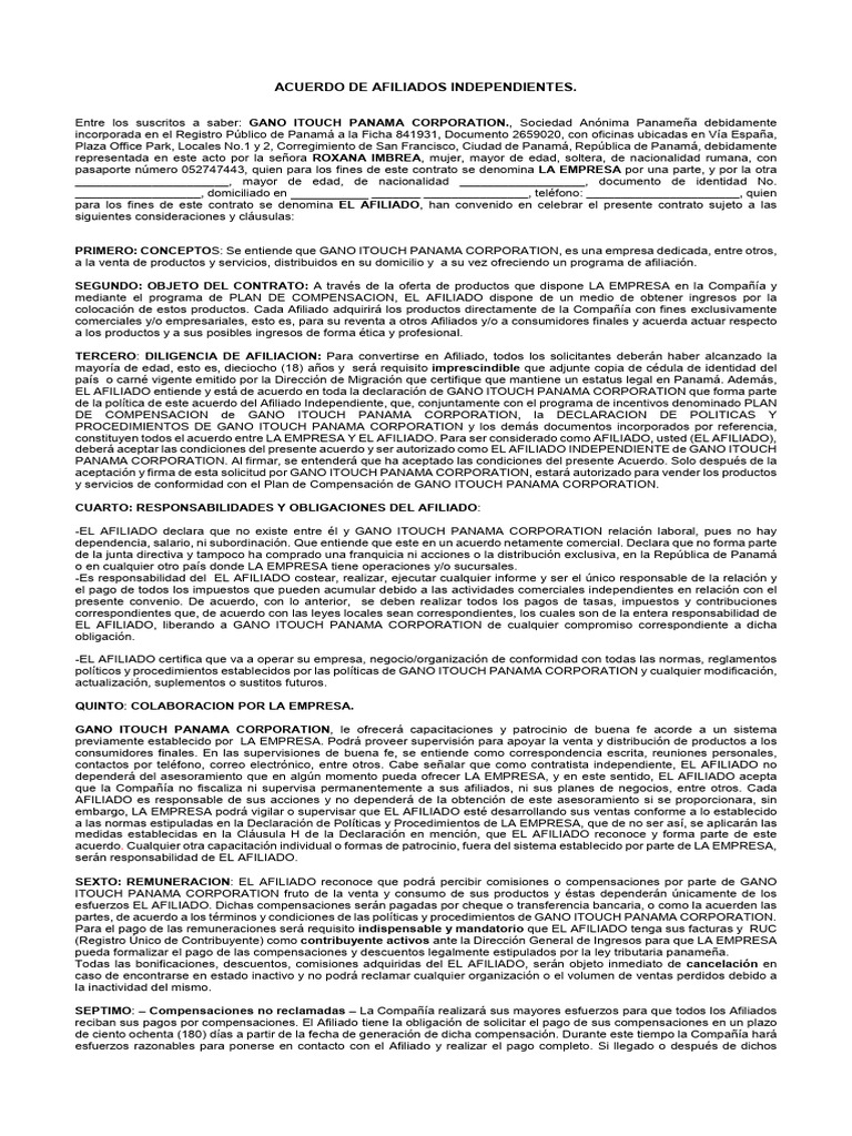 Contrato Deaf Iliac Iong a No i Touch | PDF