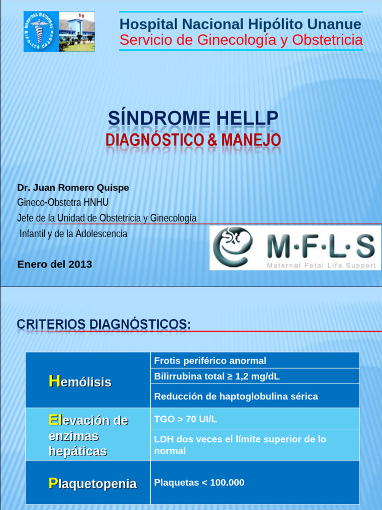 UAP SD HELLP | PDF | El embarazo | Reproducción humana