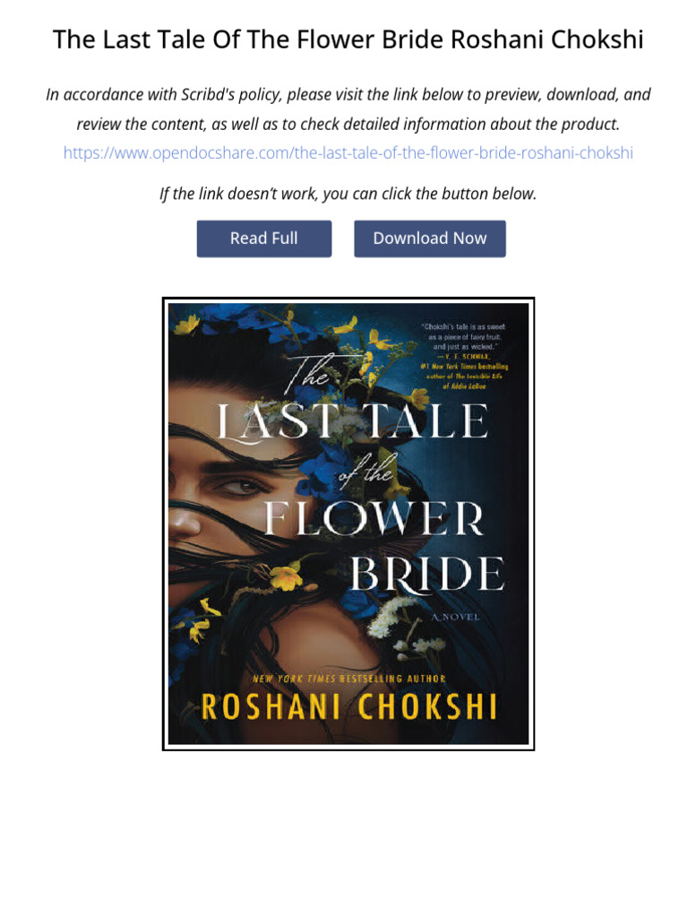 The Last Tale of the Flower Bride Roshani Chokshi | PDF