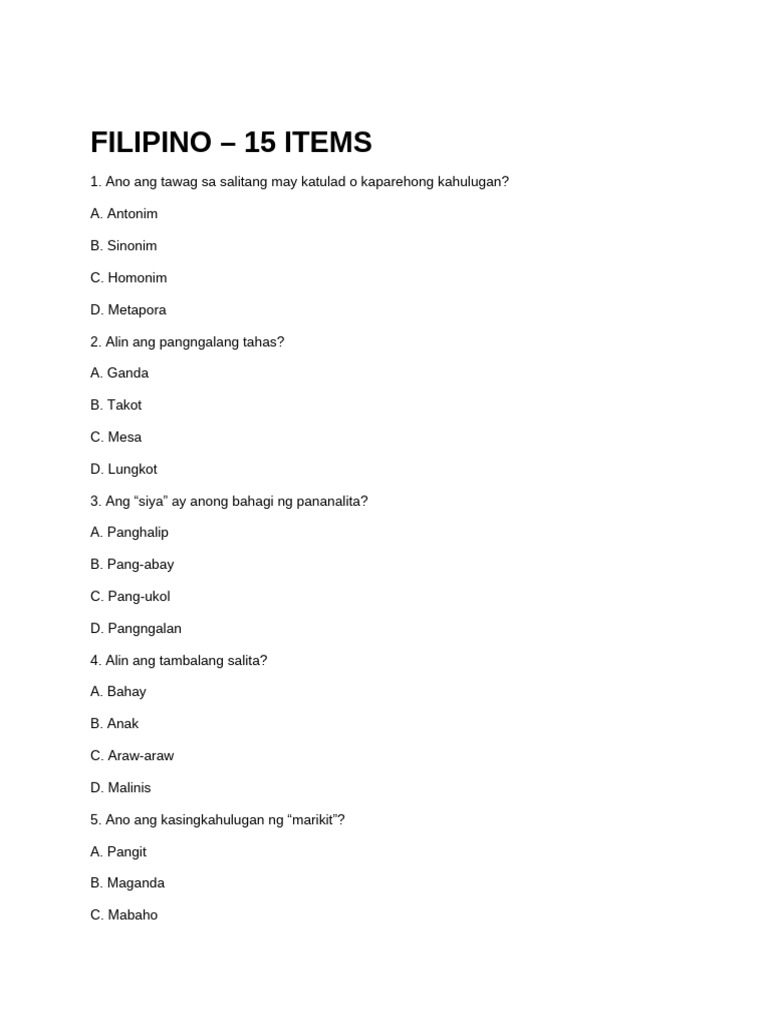 Julibee Arreglo Filipino Math | PDF